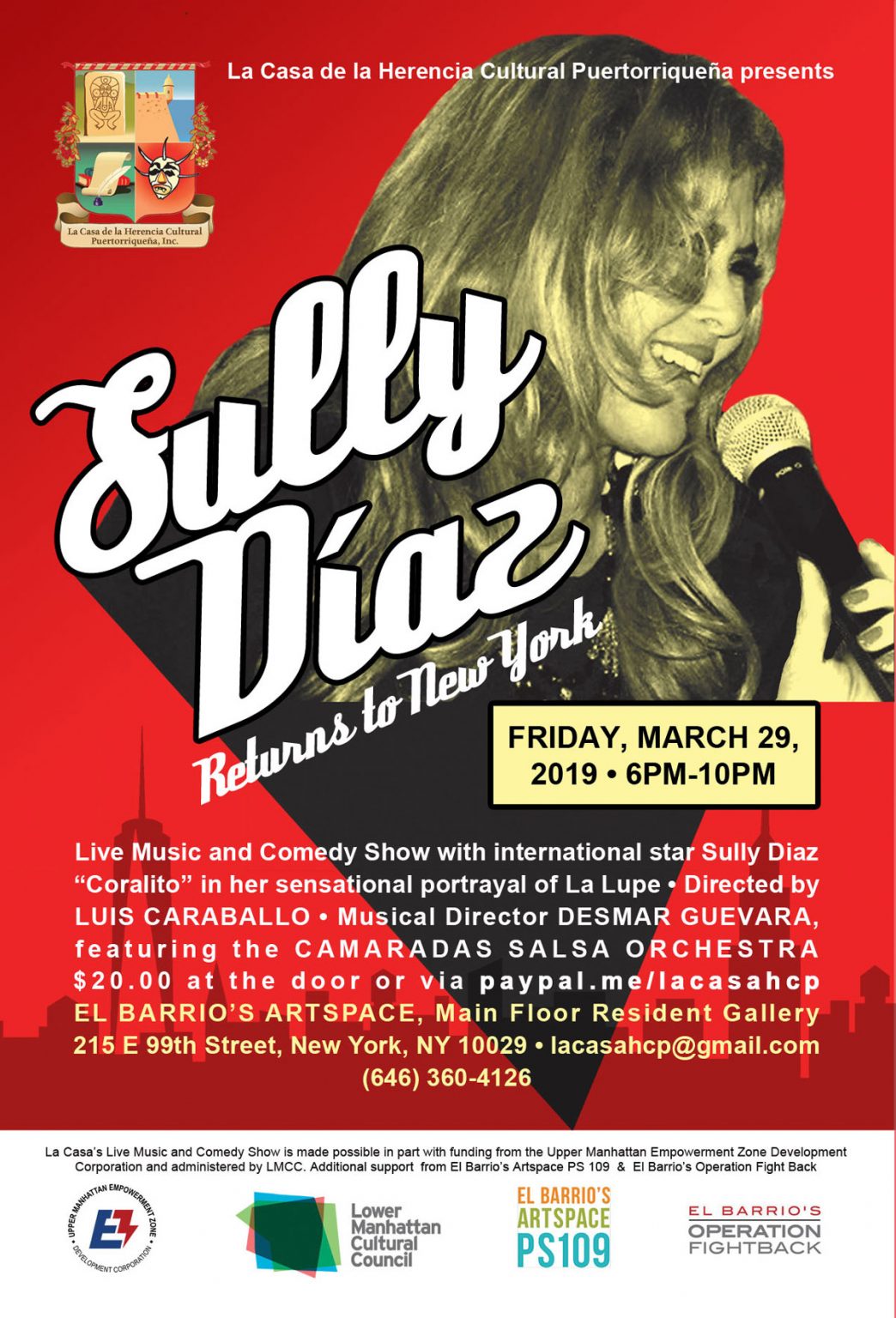 Sully Díaz Returns to New York – La Casa de la Herencia Cultural ...