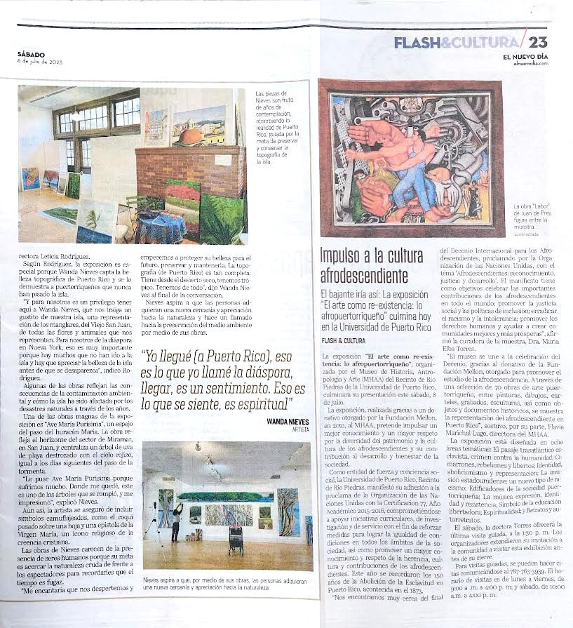 Wanda Nieves – Borinquen Art Exposition – La Casa de la Herencia ...